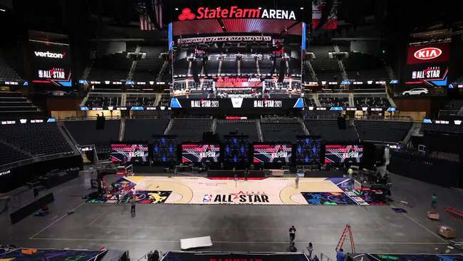 NBA | Video: NBA All-Star 2021 Court Timelapse