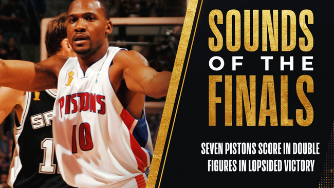 NBA | Video: 2005 Sounds of the Finals: Detroit goes on scoring spree ...