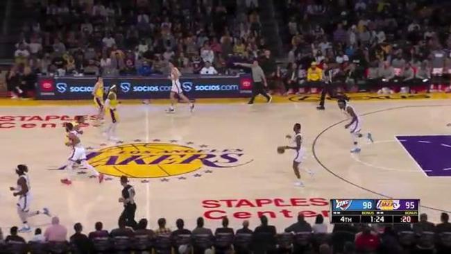 NBA | Video: SGA from the logo late in the 4th quarter