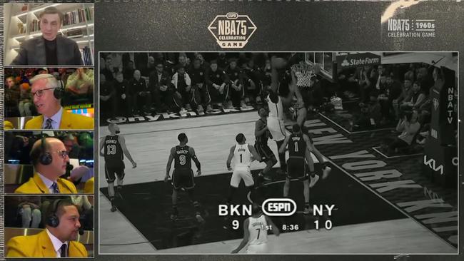 NBA | Video: NBA 75 Celebration Game: Marv Albert discusses his 1st ...