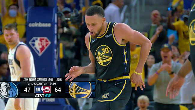 NBA | Video: Curry drills deep 3, unveils new celebratory dance